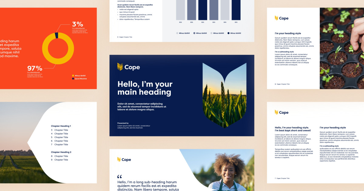 Custom branded Canva marketing template designs