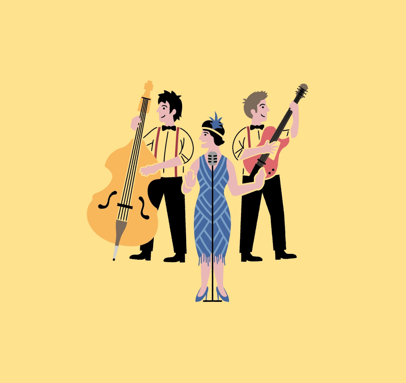 Colourful Illustrated Maps for the IWM's Duxford Air Show