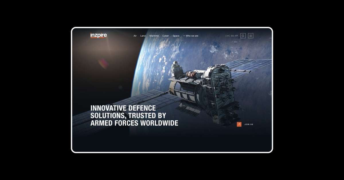 Inzpire's cutting-edge website design by Root Studio