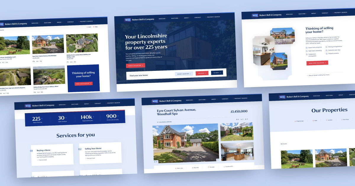 Robert Bell & Co brand and website redesign